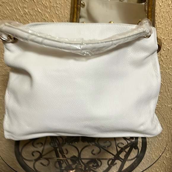 Mark & Graham | Bags | Mark Graham White Shoulder Bag | Poshmark